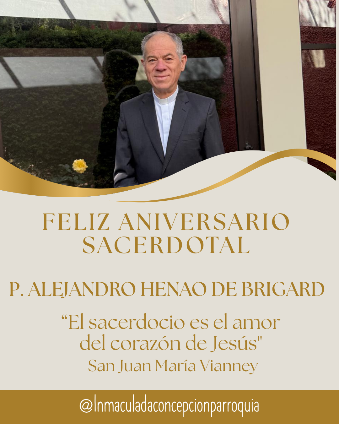 PADRE ALEJANDRO HENAO DE BRIGARD | Arquidiócesis de Bogotá